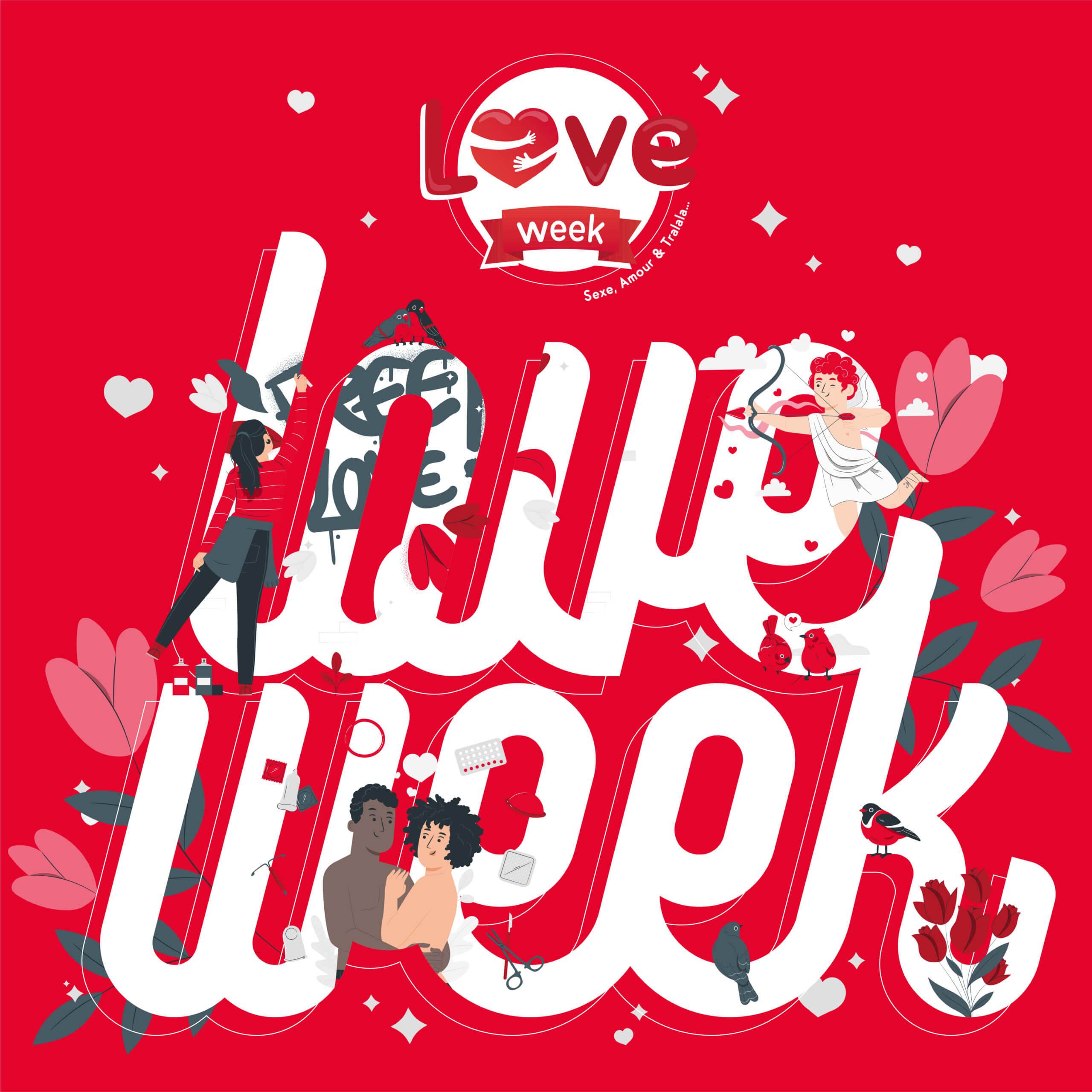 C'est la Love Week du 13 au 17 mars 2023 à Louvain-la-Neuve.